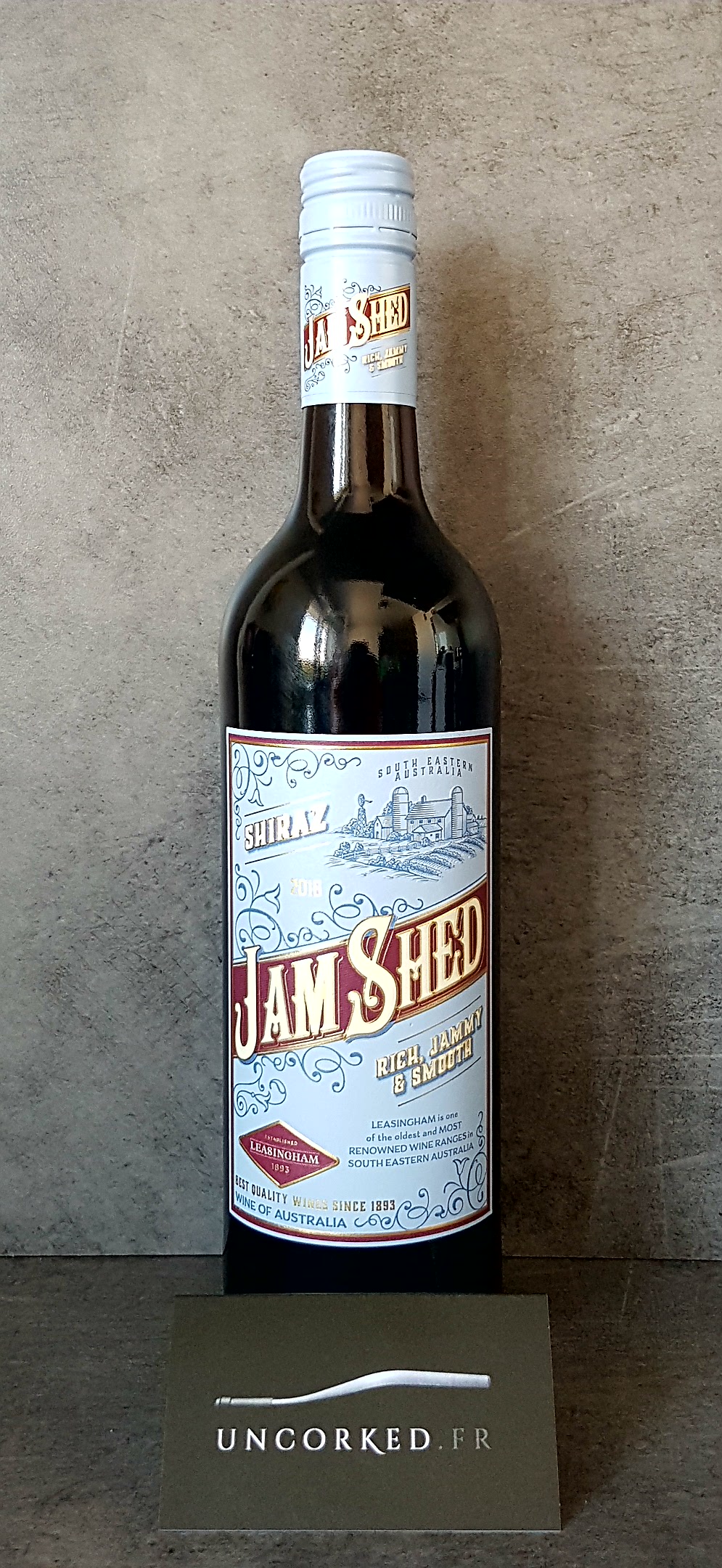 Leasingham – Jam Shed Shiraz 2016 – uncorked